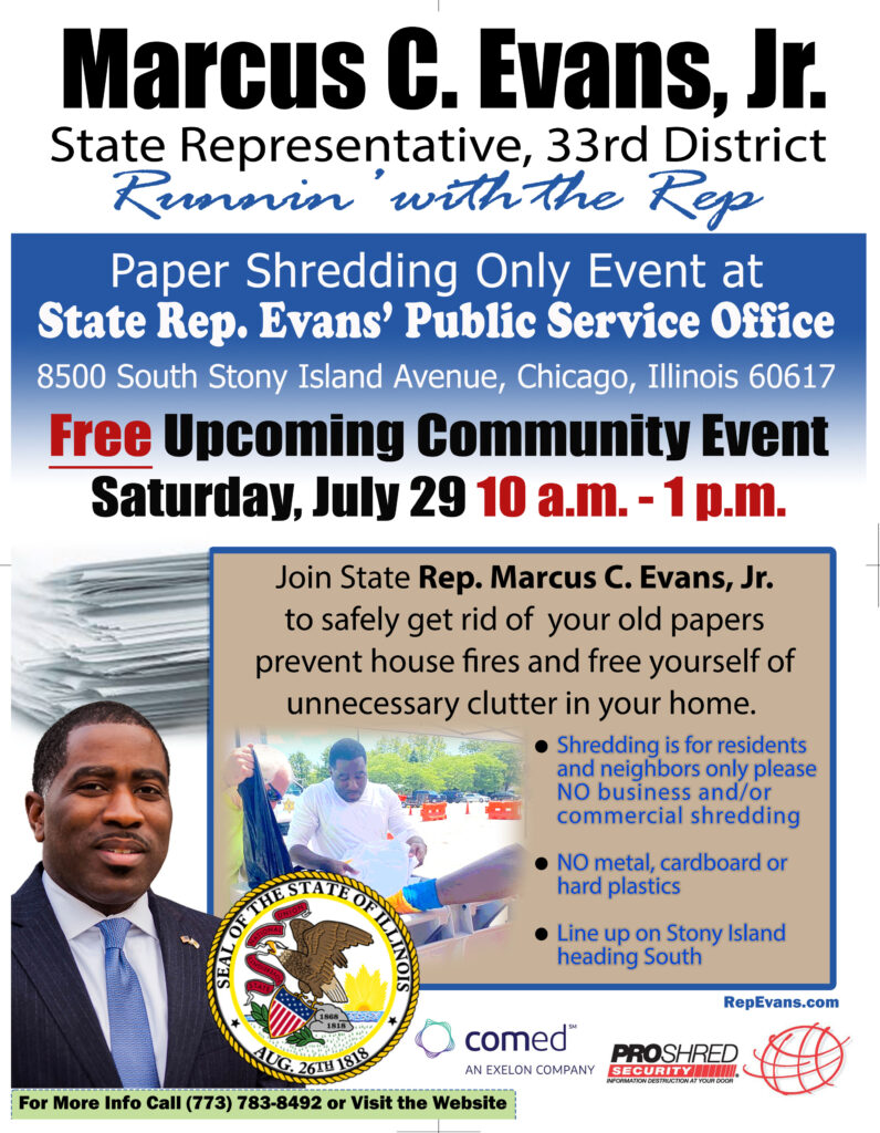Community Engagement - State Rep Marcus Evans